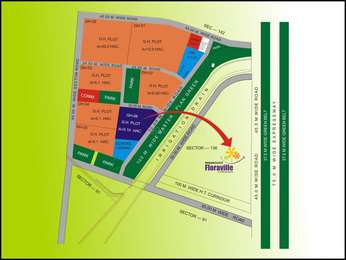 Paramount Group Paramount Floraville Map - Sector-137 Noida Location Map