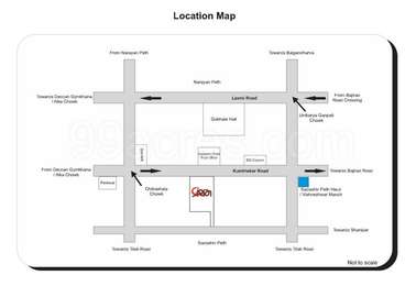 Paranjape Schemes Paranjape Pratham Map - Sadashiv Peth, Pune Central ...
