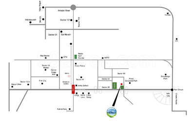 Paras Buildtech Paras Tierea Map - Sector 137 Noida Location Map