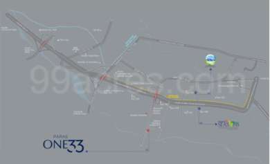 Paras Buildtech Paras ONE33 Map - Sector 133 Noida Location Map