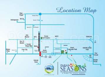 Paras Buildtech Paras Seasons Map - Sector 168, Noida Location Map