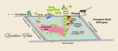 Paras Lifestyles Paras Gulab Vatika Map - Sudhama Nagar, Sehore ...