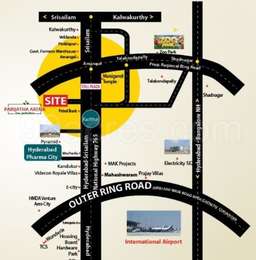 Parijatha Homes Parijatha Arena Map - Kadthal, Hyderabad Location Map