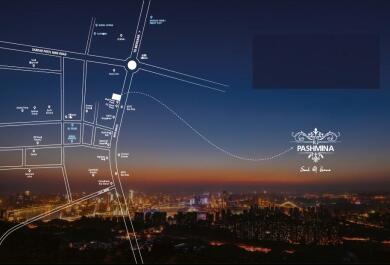 Parshwa Akshardham Infra LLP Rj Pashmina Map - Chandkheda, Ahmedabad ...