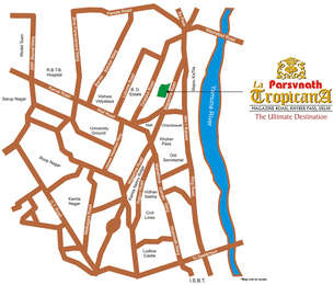 Parsvnath Developers Parsvnath La Tropicana Map - Timar Pur, North ...