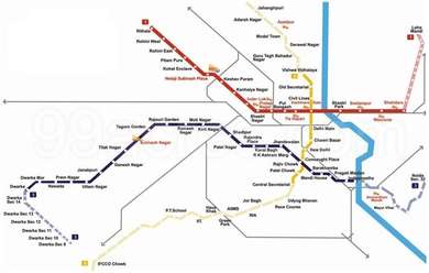 Parsvnath Developers Parsvnath Metro Tower Map - Netaji Subhash Place ...