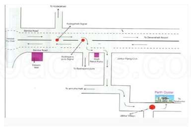 Parth Group Builders Parth Oyster Map - Jakkur, Bangalore Location Map