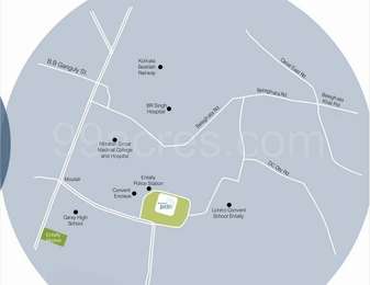 Pataka Infracorp Pataka Jardin Map - Sealdah, Raja Bazar, Kolkata ...