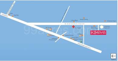 Pate Developers Pate Kimaya Map - Upper Indira Nagar, Pune Location Map