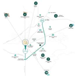 Patidar Infratech Pvt Ltd Anvaya Valley Map - Mhow, Indore Location Map