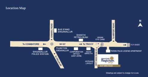 Patteeswara Developers Patteeswarar Paradise Magizham Map - Singanallur ...