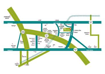 Pavan Lifespace Developers Pavan Pristine Green Map - Kollur, Hyderabad ...