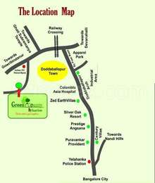 Pebbles Group Pebbles Green County Map - Doddaballapur, Doddaballapur ...