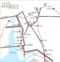 Pehal Developers Mumbai Pehal Giriraj Majesty Map - Shilphata, Navi ...