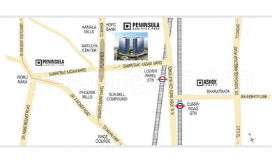 Peninsula Land Peninsula Business Park Map - Lower Parel, South Mumbai ...