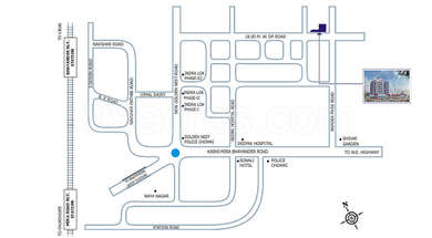 Pil Developers PIL Krishna Dham Map - Kashi Nagar, Mira Bhayandar ...