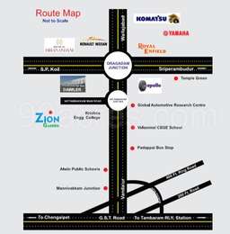 Pillars Property Developer Pillars Zion Garden Map - Padappai, Chennai ...
