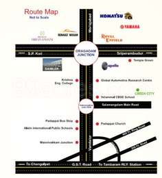 Pillars Property Developer Pillars Green City Map - Padappai ...