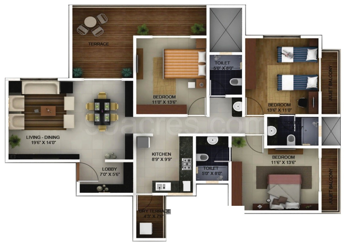 Pinnacle Group Pinnacle 9 Sadashiv Floor Plan - Pinnacle 9 Sadashiv ...