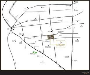 Pinnacle Group Pinnacle 9 Sadashiv Map - Peth, Pune Central Location Map