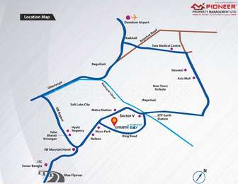 Emami Realty Emami Business Bay Map - Sector 5 Salt Lake, Kolkata ...