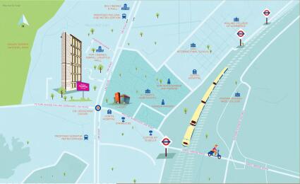 Piramal Realty Piramal Revanta Vana Map - Mulund West, Mumbai Location Map
