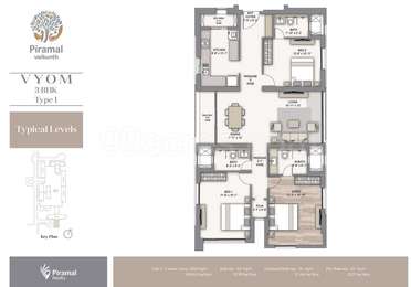 3 BHK Apartment / Flat for sale in Piramal Vaikunth Balkum Thane - 1800 ...