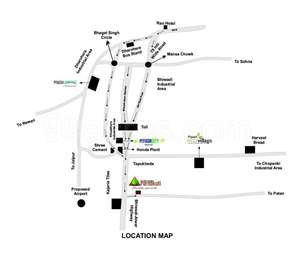 Piyush Group Builders Piyush Parnakuti Map - Tapukara, Bhiwadi Location Map