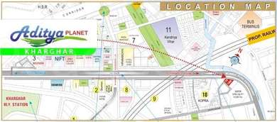 Planet Builders Aditya Planet Map - Sector 10 Kharghar, Mumbai Navi ...