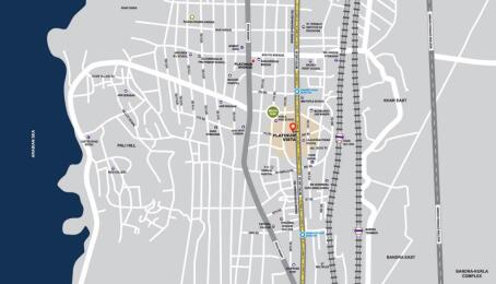 Platinumcorp Skytowers Llp Platinum Vista Map - Khar West, Mumbai ...