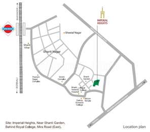PNK Group PNK Imperial Heights Map - Mira Road, Mira Bhayandar Location Map