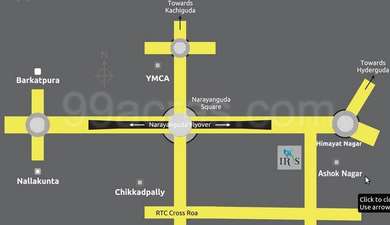 Pooja Crafted Homes Pooja Iris Map - Ashok Nagar, Himayat Nagar ...