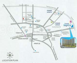 Poonam Developers Poonam Imperial Map - Virar West, Mumbai Location Map