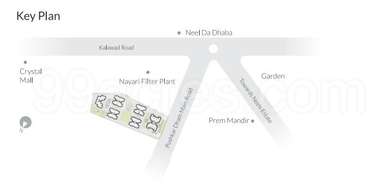 PP Constructions Pradhyuman Royal Heights Map - Kalavad Road, Rajkot ...
