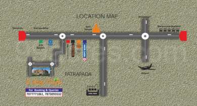PP Creations PP Kalinga Royale Map - Patrapada, Bhubaneswar Location Map