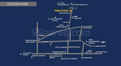 PPR Construction Park Plaza Map - Dhanori, Pune Location Map
