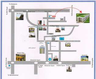 Prabhavathi Builders Prabhavathi Bliss 2 Map - Mico Layout, Hongasandra ...