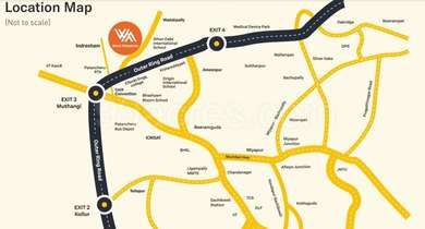 Dhruva Projects Dhruva West Meadows Map - Patancheru, Hyderabad ...