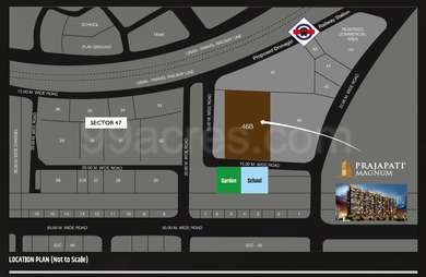 Prajapati Group Prajapati Magnum Map - Dronagiri, Navi Mumbai Location Map