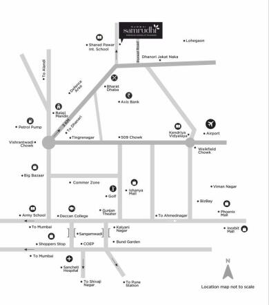 Prakriti Space LLP Prakriti Surbhi Samrudhi Map - Dhanori, Pune ...