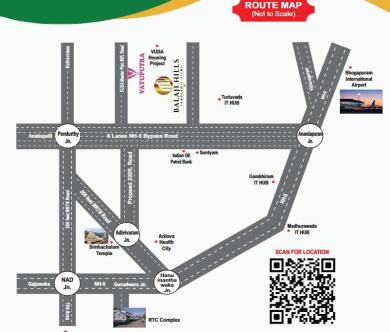 Prakruti Avenues Prakruti Balaji Hills Map - Sontyam, Visakhapatnam ...