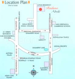 Pramana Realtors Pramana Raduno Abode Map - Medchal, Secunderabad ...