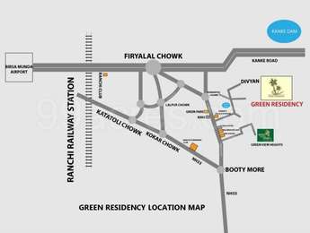 Pranidhi Constructions Pranidhi Green Residency Map - Morabadi, Ranchi ...