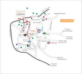 Praneeth Group Praneeth Pranav Panorama Map - Raghavendra Colony ...