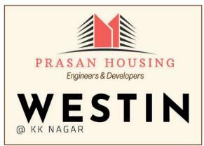 Westin By Prasan Housing Floor Plan - KK Nagar, Chennai South