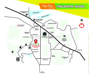 Prasiddhi Homes Prasiddhi Thalapathi Nagar Map - Thiruverumbur, Trichy ...