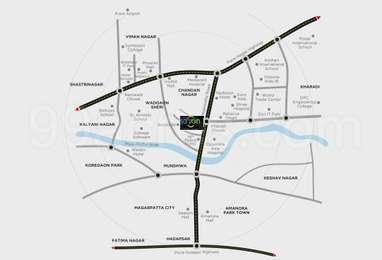 Prasun Homes Prasun Sarvam Map - Kharadi, Pune Location Map