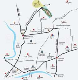 Prasun Homes Prasun Savoy Map - Dhanori, Pune Location Map