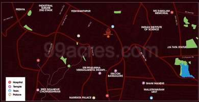 Pratham Constructions Zen Indraprastha by Pratham Map - Yeshwanthpur ...