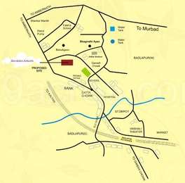 Pratham Developers Pratham Ganesh Krupa Map - Badlapur, Thane Location Map